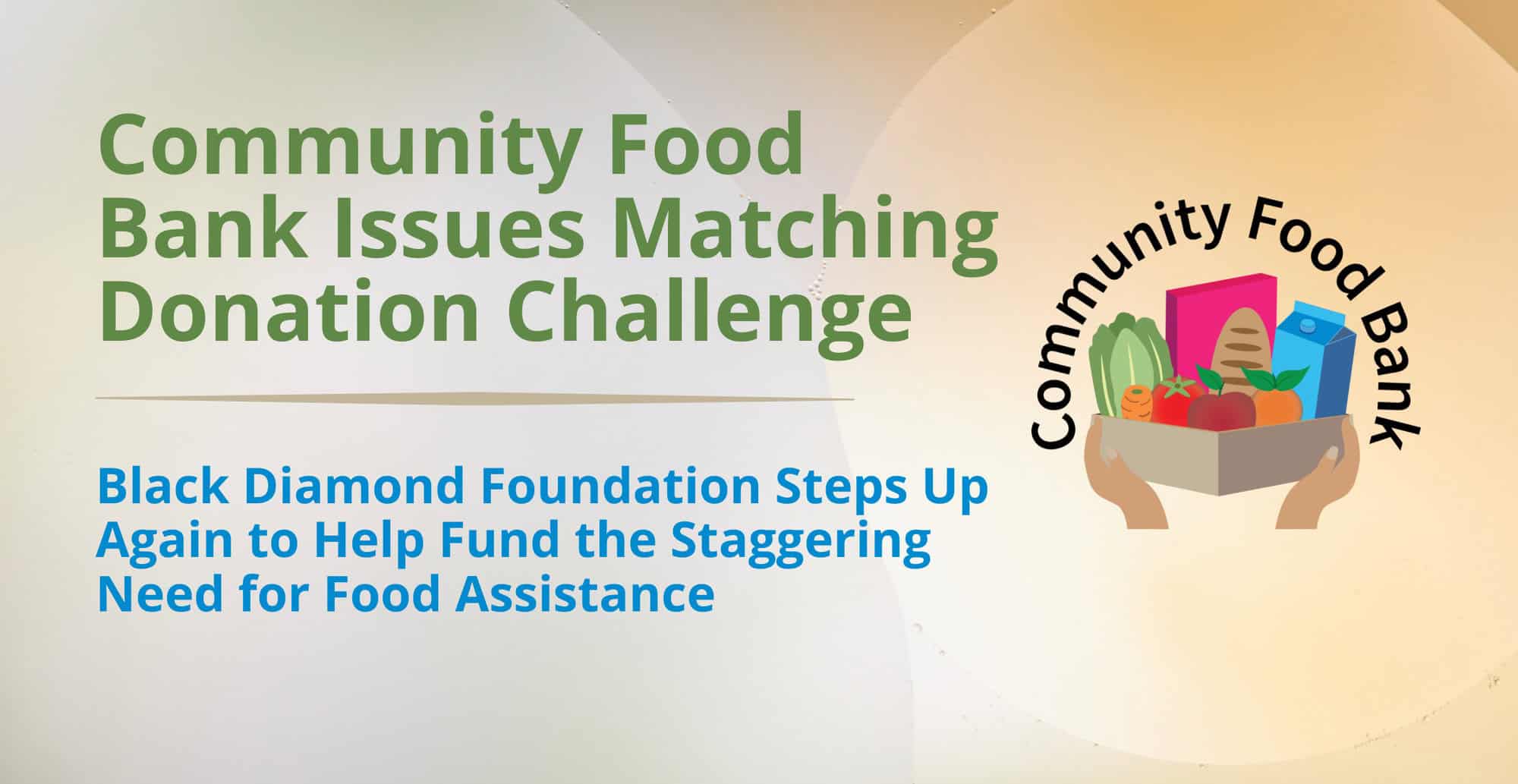 Community Food Bank Issues Matching Donation Challenge
